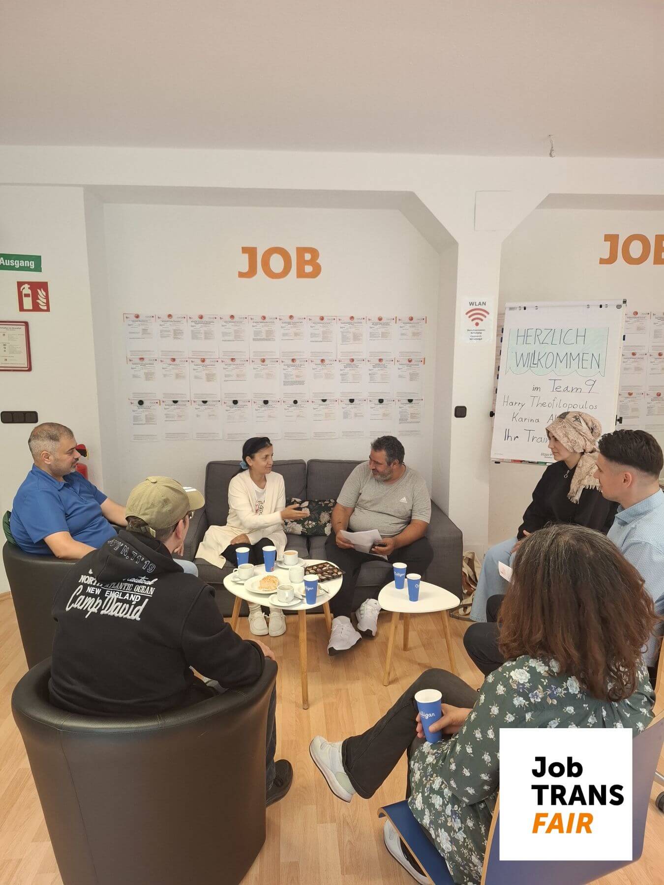 Sprachcafés bei Job-TransFair